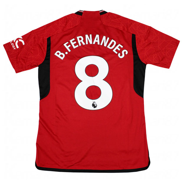 Kemari87 KISHISPO / マンチェスターユナイテッド 23-24 ホーム 半袖レプリカユニフォーム 8.ブルーノ・フェルナンデス ...