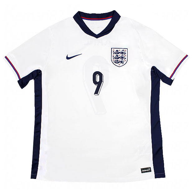 Kemari87 KISHISPO / イングランド代表 2024 ホーム 半袖レプリカユニフォーム fj4285-100-9-k 9.ハリー・ケイン