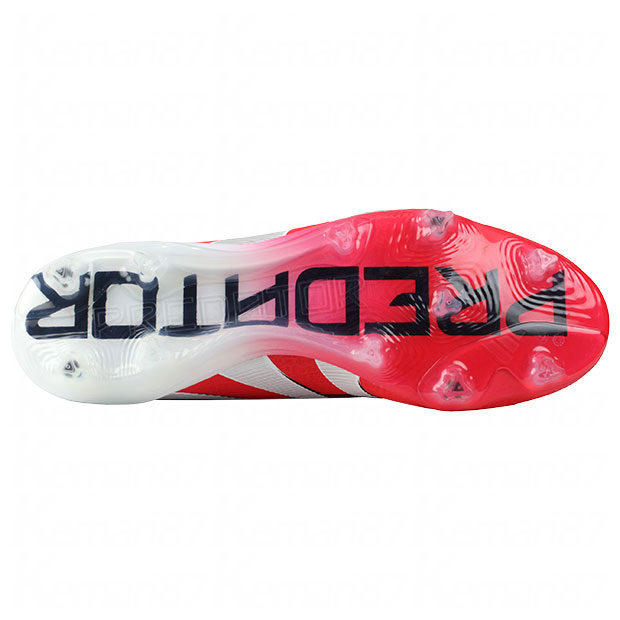 Kemari87 KISHISPO / プレデター ELITE FG id3882 ルシッドレッド×フットウェアホワイト