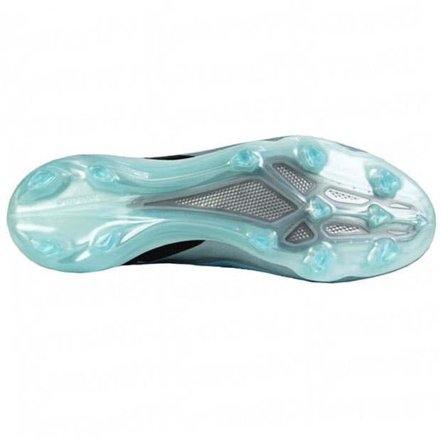 Kemari87 KISHISPO / エックス クレイジーファスト MESSI.1 FG ie4079 シルバーメタリック×ブリスブルー