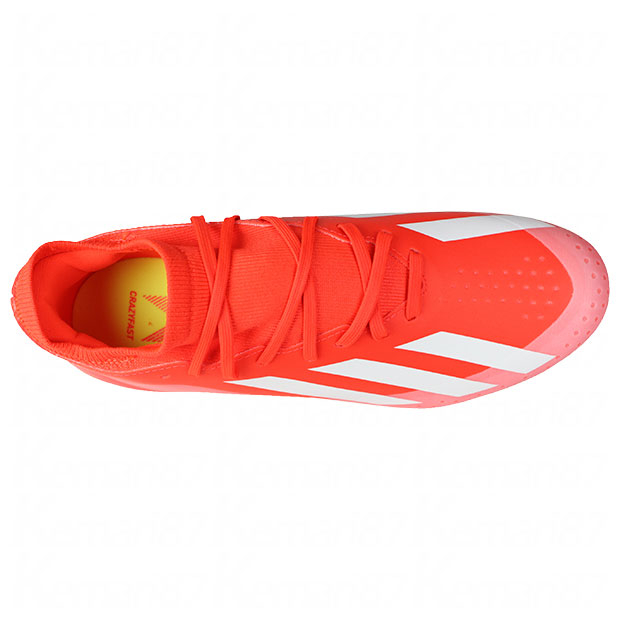 Kemari87 KISHISPO / エックス クレイジーファスト LEAGUE HG/AG if0697 ソーラーレッド×フットウェアホワイト